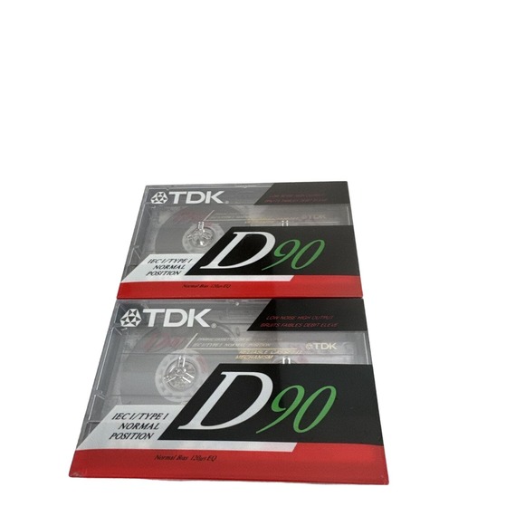 TDK | Media | 2 Tdk D 9 Normal Bias Type I Cassette Tapes New Sealed | Poshmark